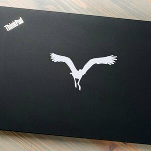 Laptop Vinyl Decal Sticker Cranes Birds Bird Flight Nature Computer ...