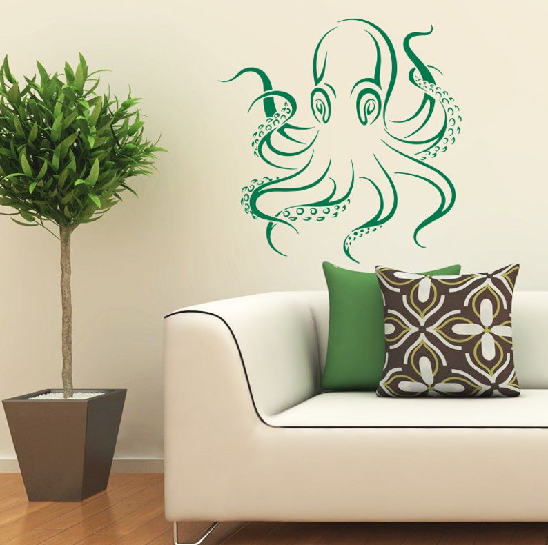 Wall Decal Vinyl Sticker Nautical Water World Nature Marine - Etsy