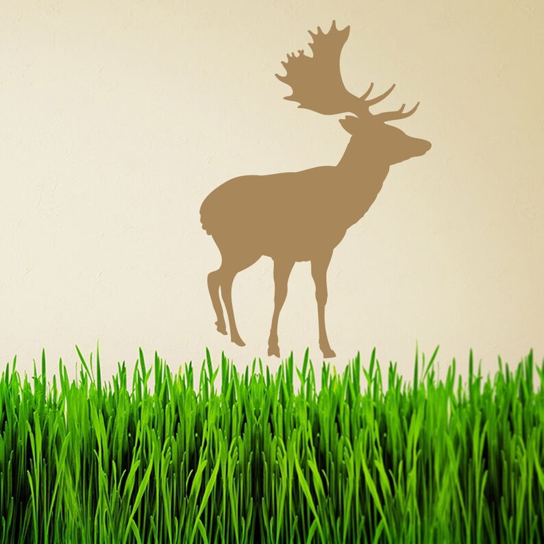 Wall Decal Wild Animals Nature Deer Antler Horns Elk Vinyl | Etsy