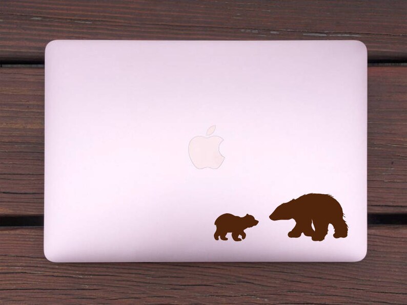 Laptop Vinyl Decal Sticker Wild Animals Nature Bears Bear Cub - Etsy