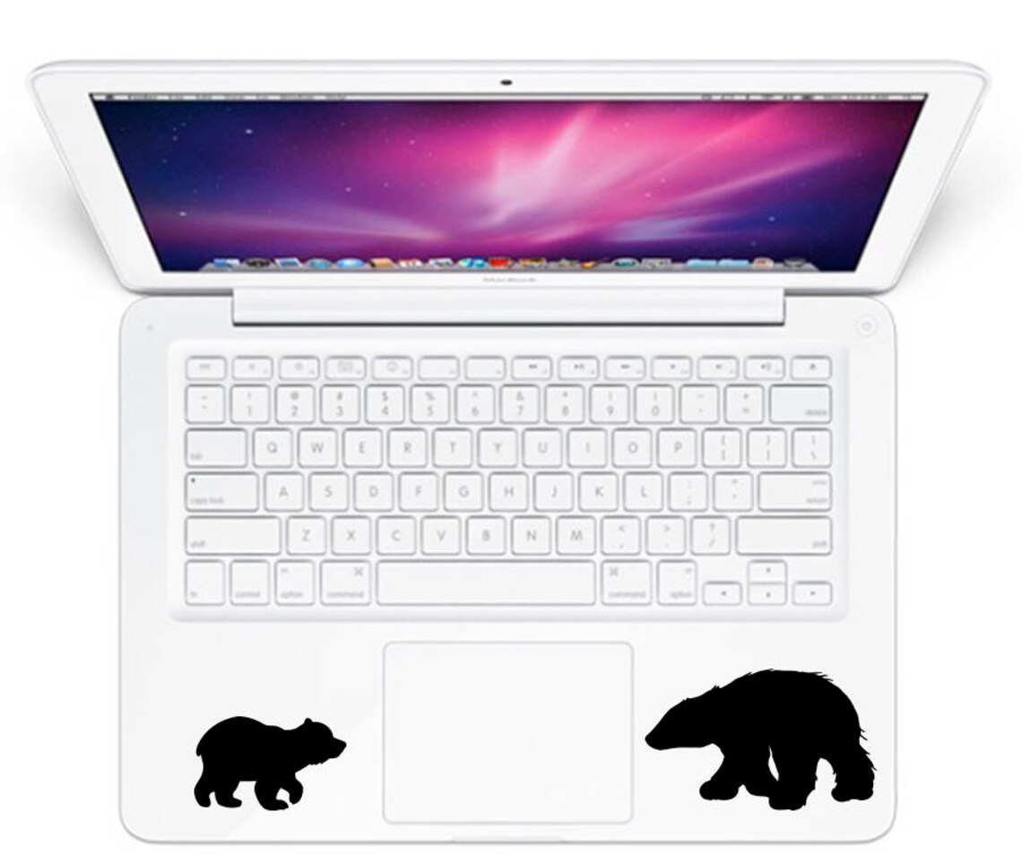 Laptop Vinyl Decal Sticker Wild Animals Nature Bears Bear Cub - Etsy