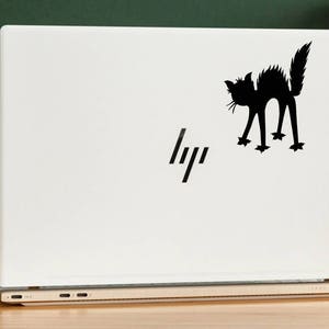 Laptop Vinyl Decal Sticker Kitten Cats Pets Kitty Animals Prank Fun Joy ...