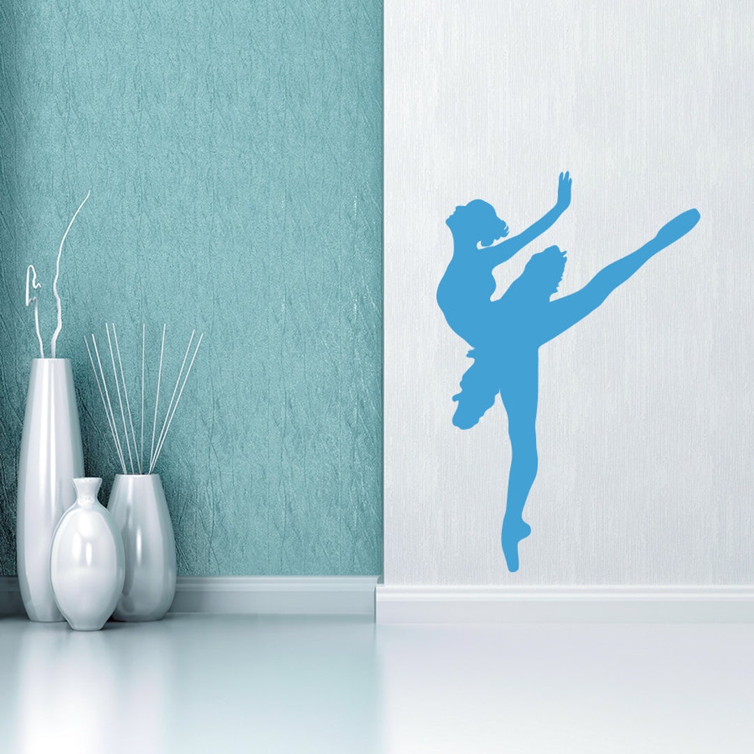 Wall Decal Vinyl Sticker Ballet Art Dancer Dancing Ballerina Dance ...