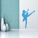 Wall Decal Vinyl Sticker Ballet Art Dancer Dancing Ballerina Dance ...