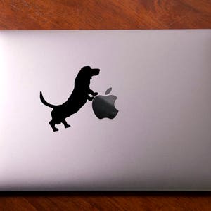 Laptop Vinyl Decal Sticker Animals Dog Pets Pet Dachshund Computer ...