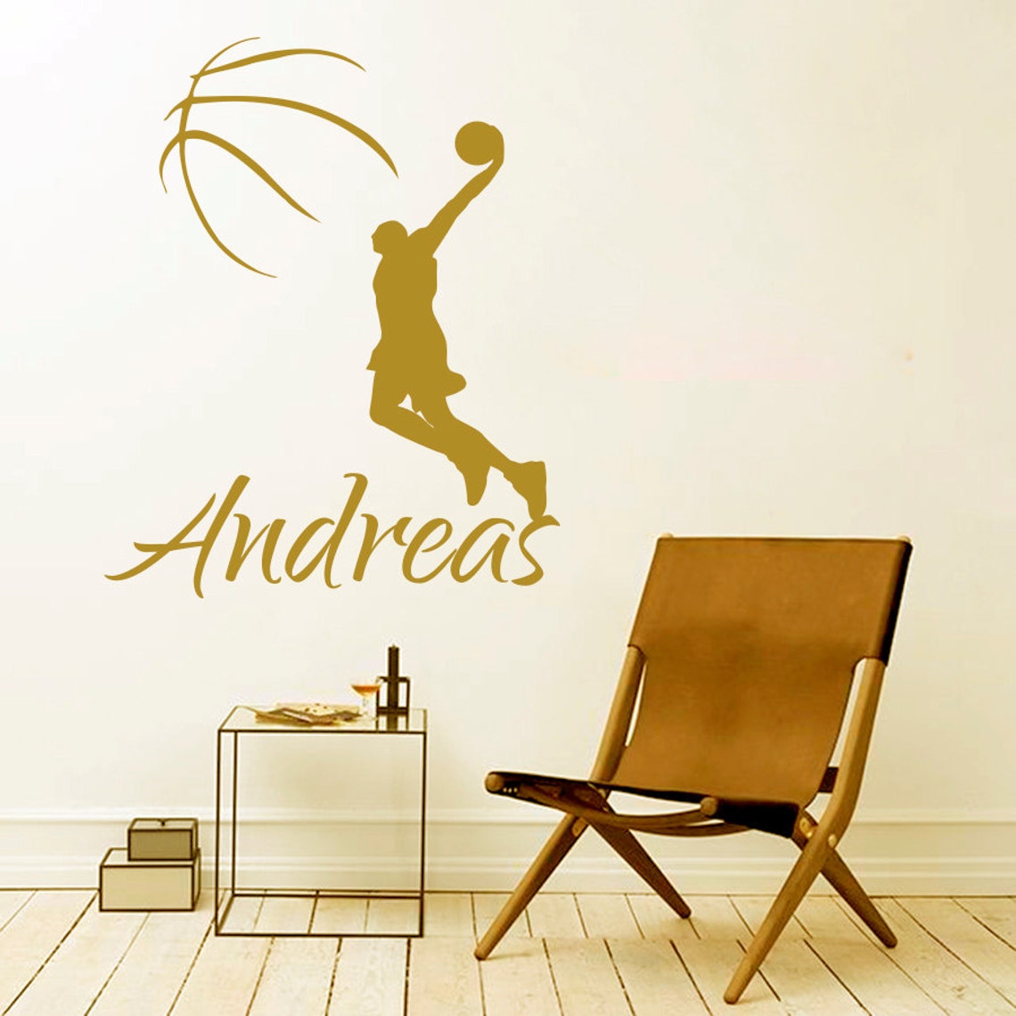 Wall Decal Vinyl Sticker Sport Basketball Player Ball Game - Etsy