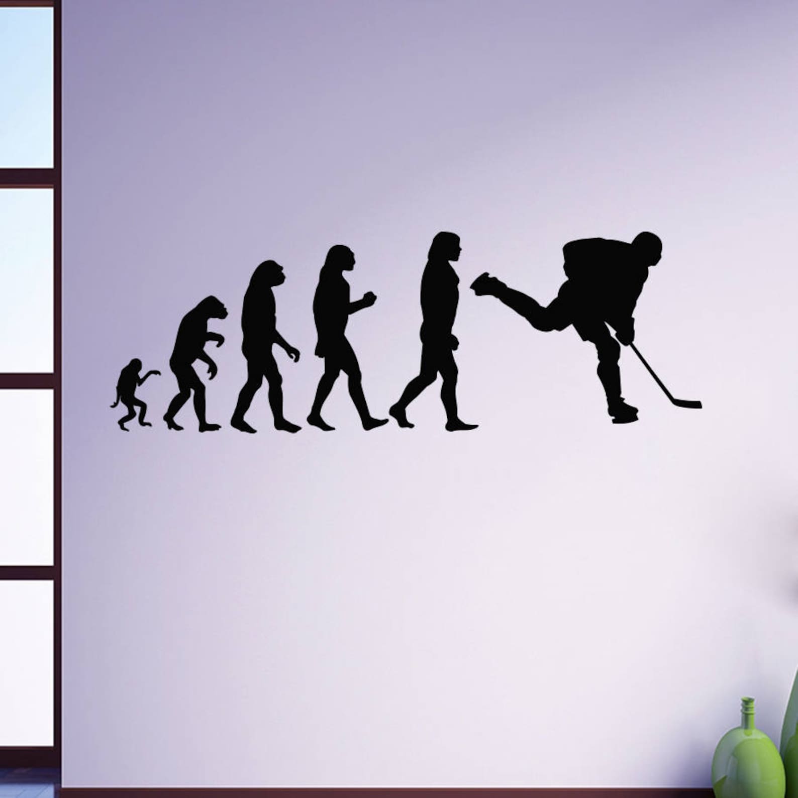 Wall Decal Human Evolution Anatomy Man Cave Evolve Exrtreme | Etsy