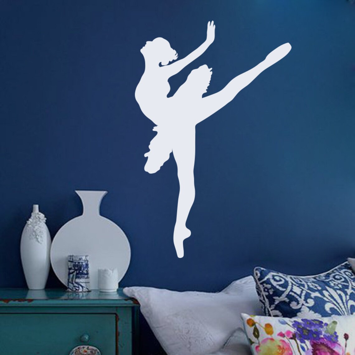 Wall Decal Vinyl Sticker Ballet Art Dancer Dancing Ballerina - Etsy