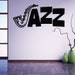 Wall Decal Jazz Sign Saxophone Music Studio Design Jazz Clubs Art ...