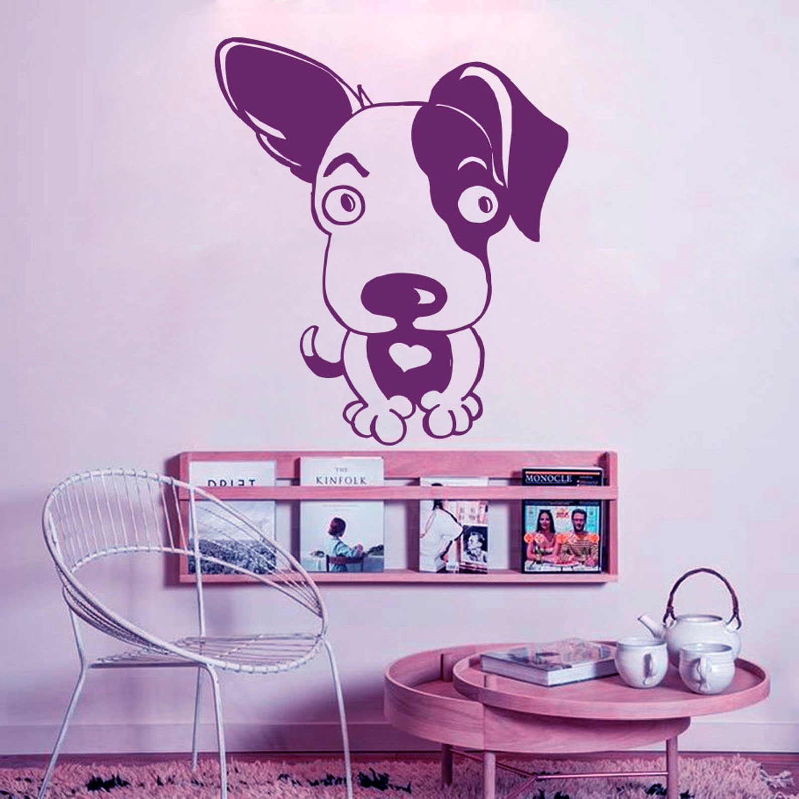 Wall Decals Vinyl Sticker Baby Animal Dog Friend Pet Pets | Etsy