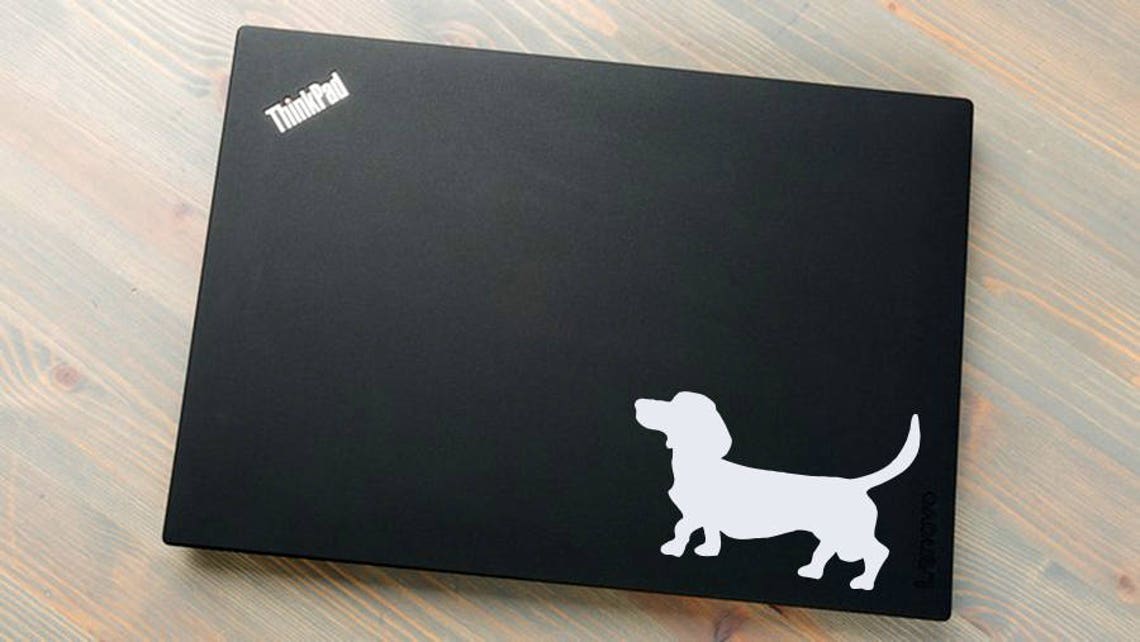 Laptop Vinyl Decal Sticker Animals Dog Pets Pet Dachshund | Etsy