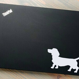 Laptop Vinyl Decal Sticker Animals Dog Pets Pet Dachshund Computer ...