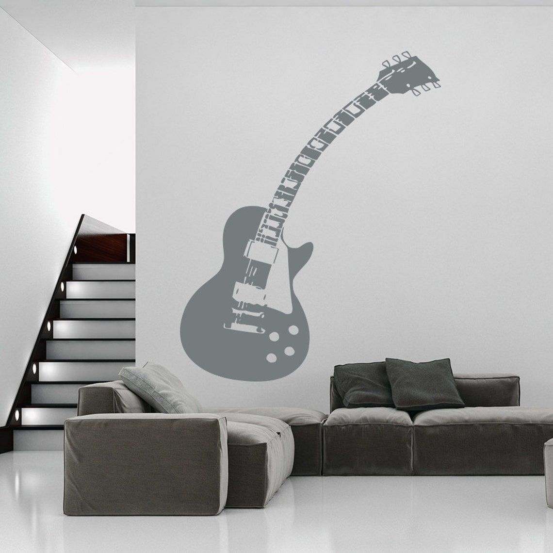 Wall Decal Stringed Musical Instruments Guitar Art Pop Music - Etsy