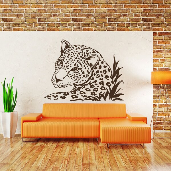 Jaguar Print Sticker - Etsy