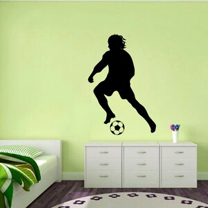 Wall Decal Vinyl Sticker Sport Game Team People Training Football ...