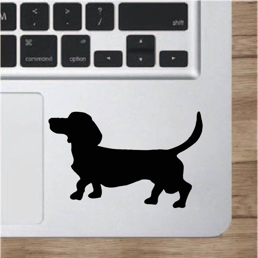 Laptop Vinyl Decal Sticker Animals Dog Pets Pet Dachshund Computer ...