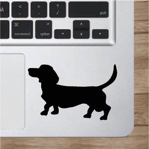 Laptop Vinyl Decal Sticker Animals Dog Pets Pet Dachshund Computer ...