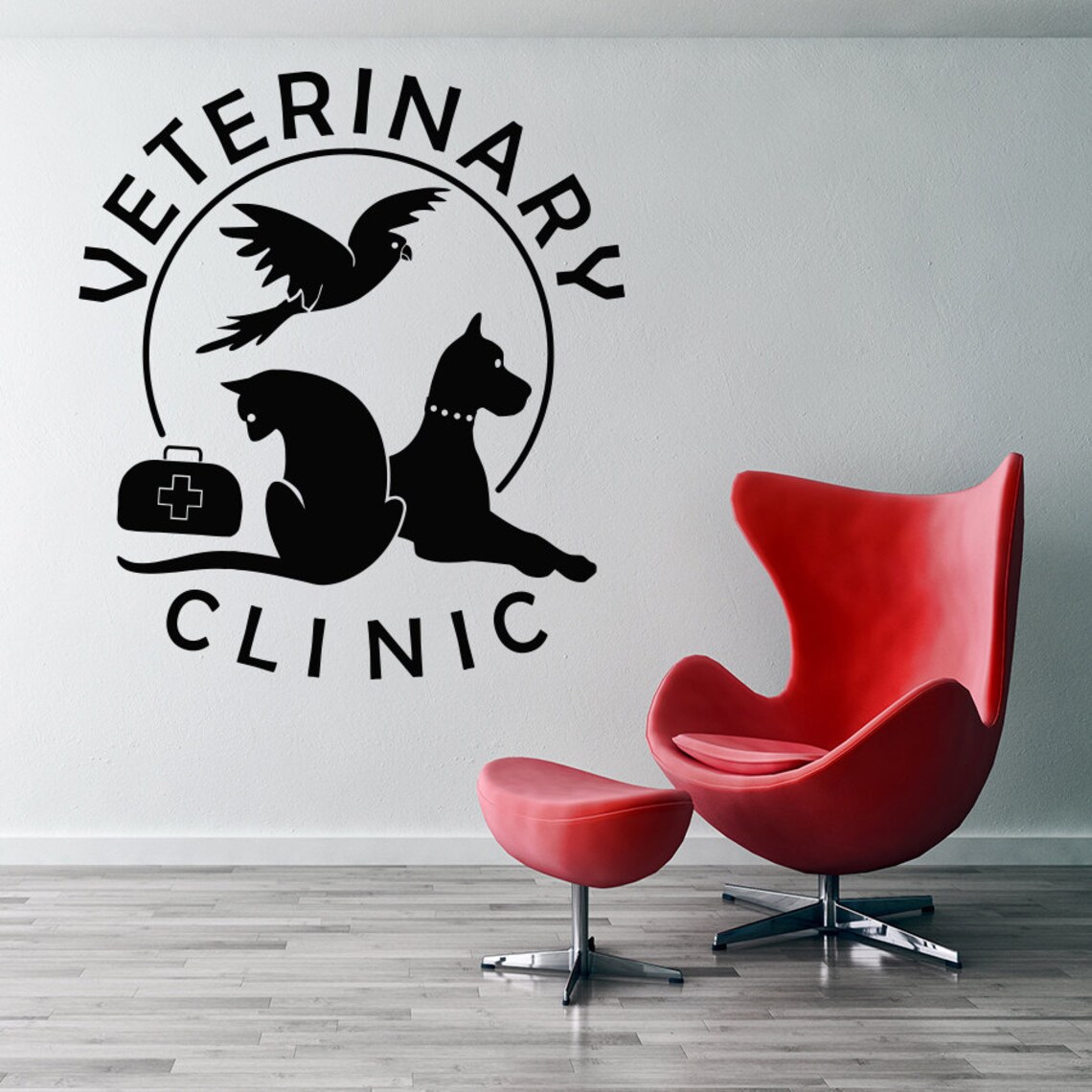 Wall Decal Pets Pet Veterinary Services Medicine Veterinary - Etsy