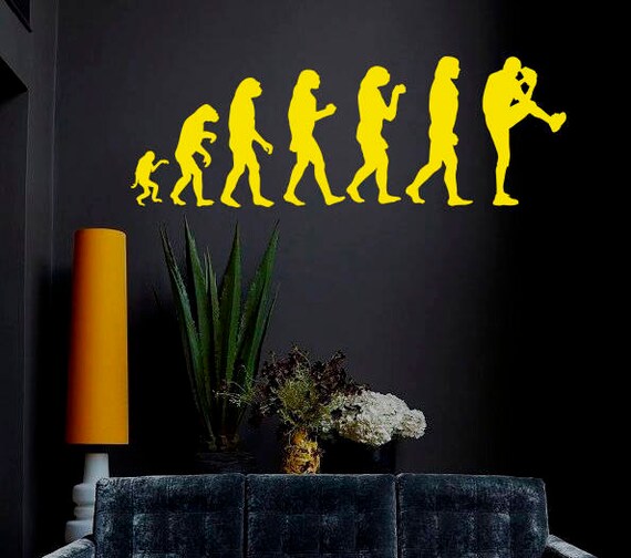 Wall Decal Human Evolution Anatomy Man Cave Evolve Exrtreme | Etsy