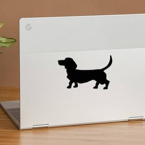 Laptop Vinyl Decal Sticker Animals Dog Pets Pet Dachshund Computer ...