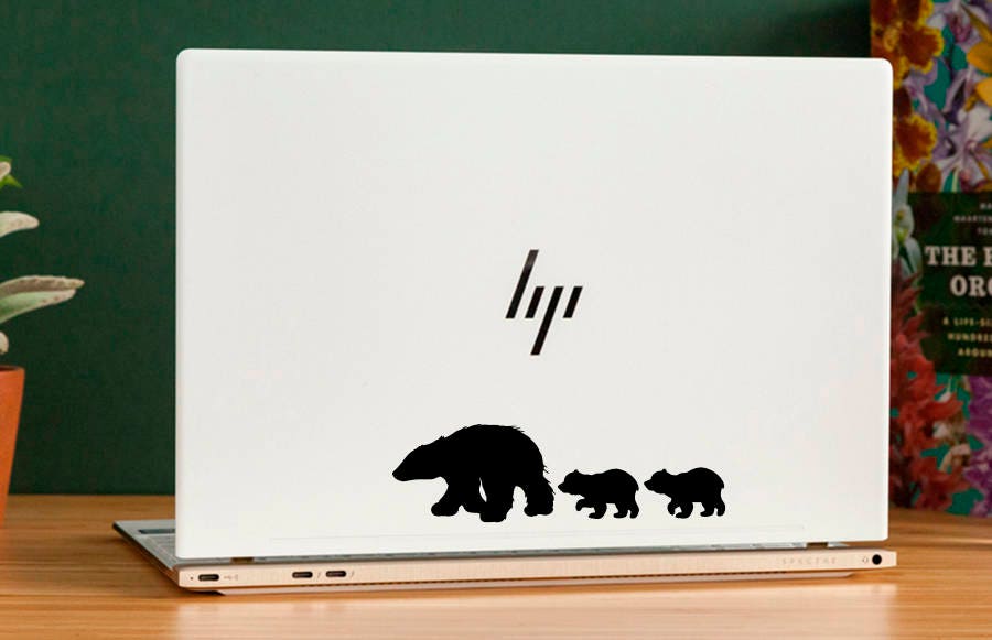 Laptop Vinyl Decal Sticker Wild Animals Nature Bears Bear Cub | Etsy