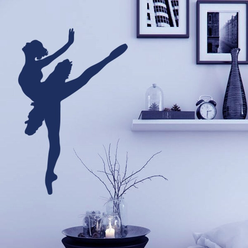Wall Decal Vinyl Sticker Ballet Art Dancer Dancing Ballerina - Etsy