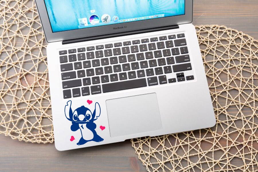Laptop Vinyl Decal Baby Stitch Computer Decal Lilo and Stitch | Etsy