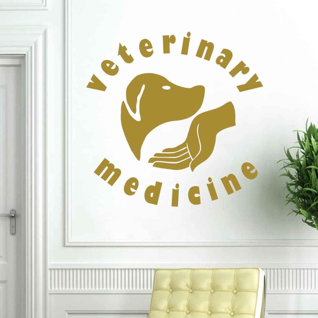 Wall Decal Pets Pet Veterinary Services Medicine Veterinary Clinic ...