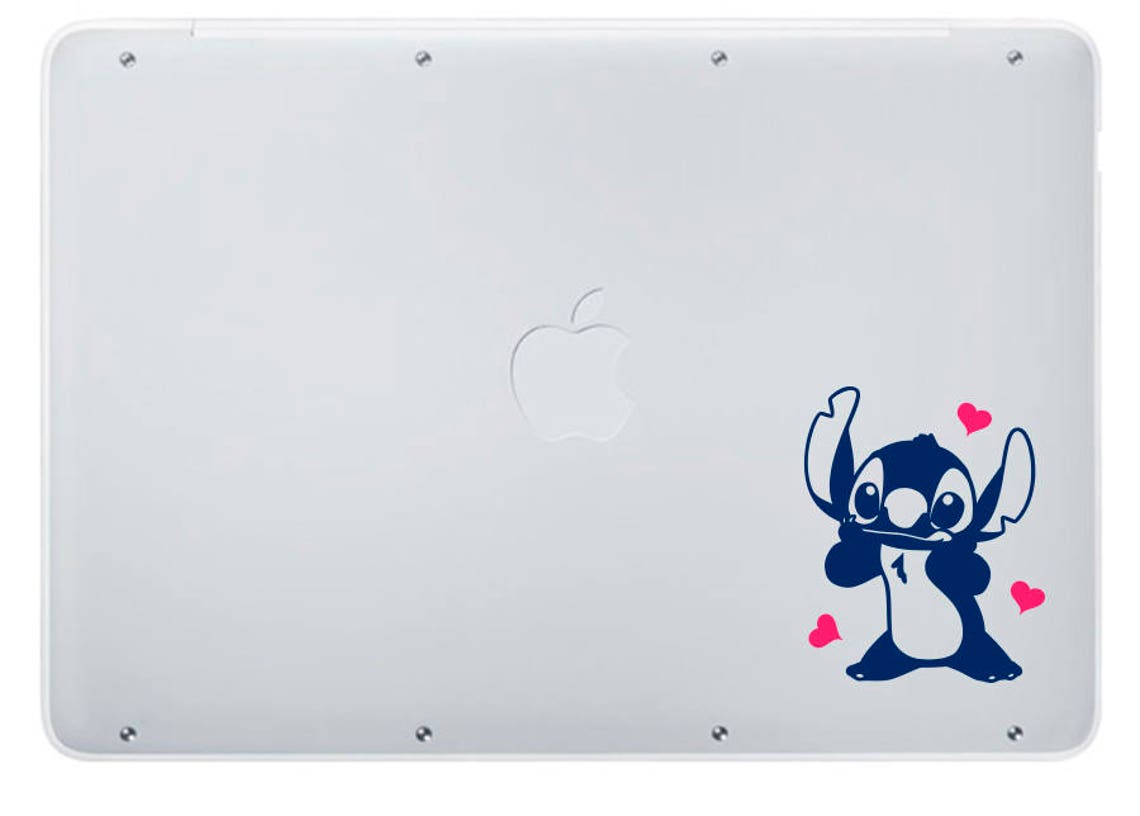Laptop Vinyl Decal Baby Stitch Computer Decal Lilo and Stitch - Etsy