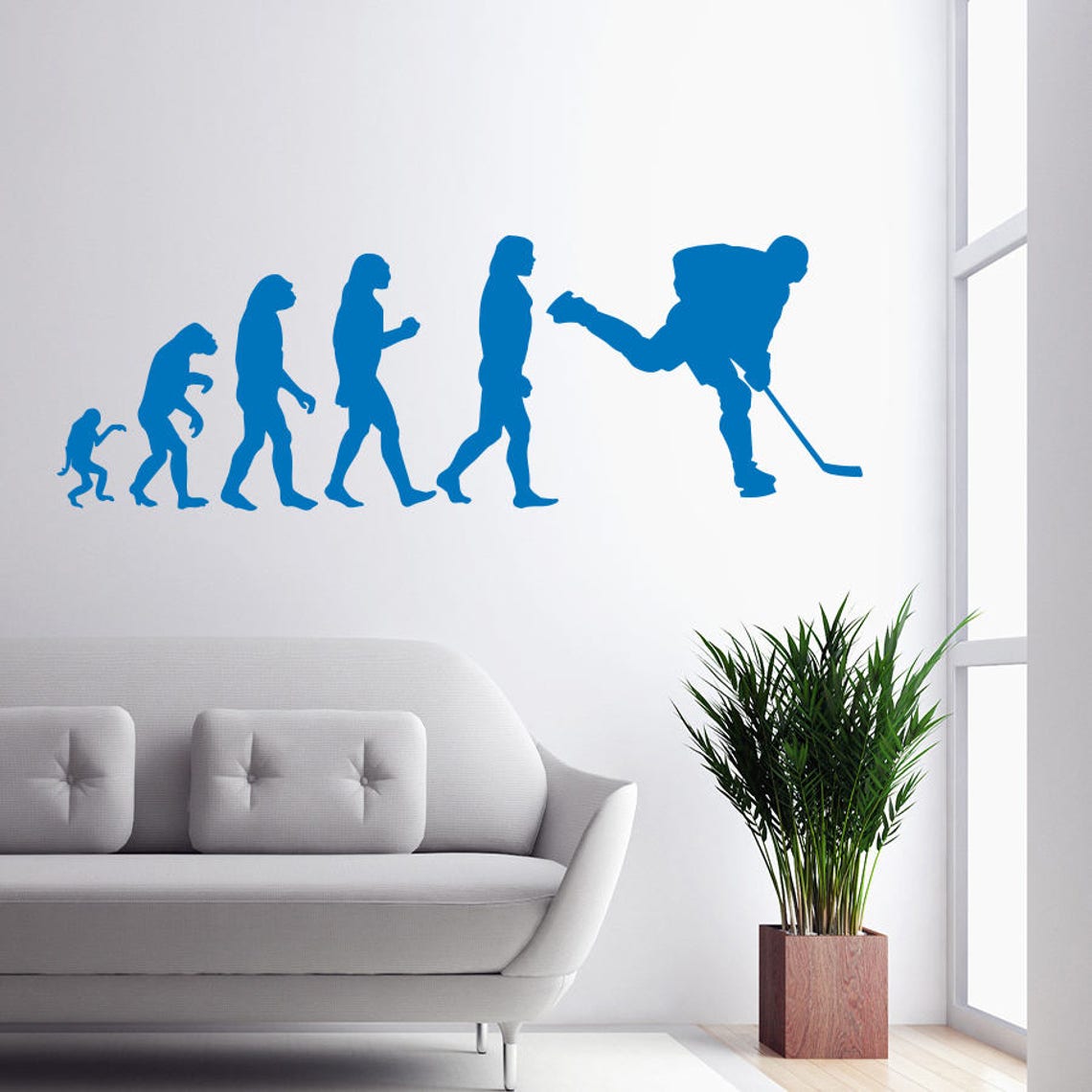 Wall Decal Human Evolution Anatomy Man Cave Evolve Exrtreme | Etsy