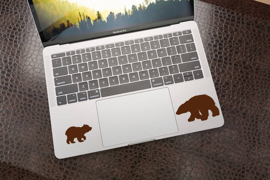Laptop Vinyl Decal Sticker Wild Animals Nature Bears Bear Cub - Etsy