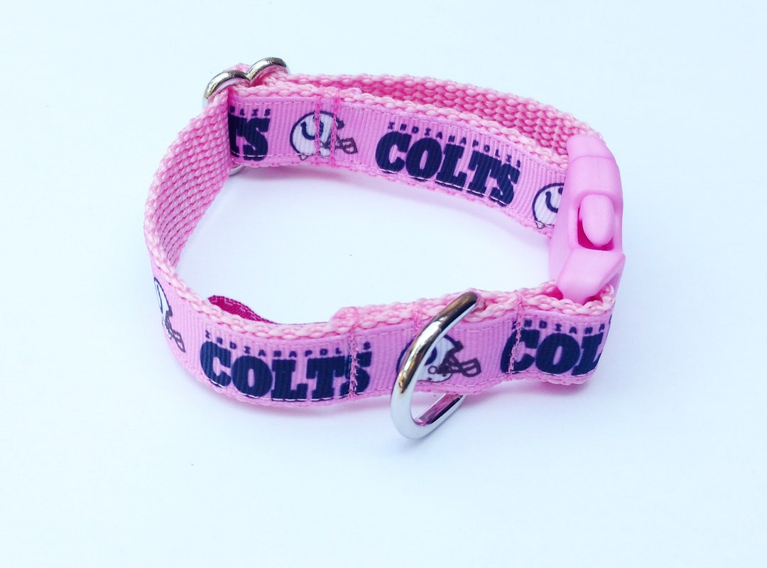 Collar PINK COLTS DOG 1 o 3/4 W Collar de potros - Etsy España