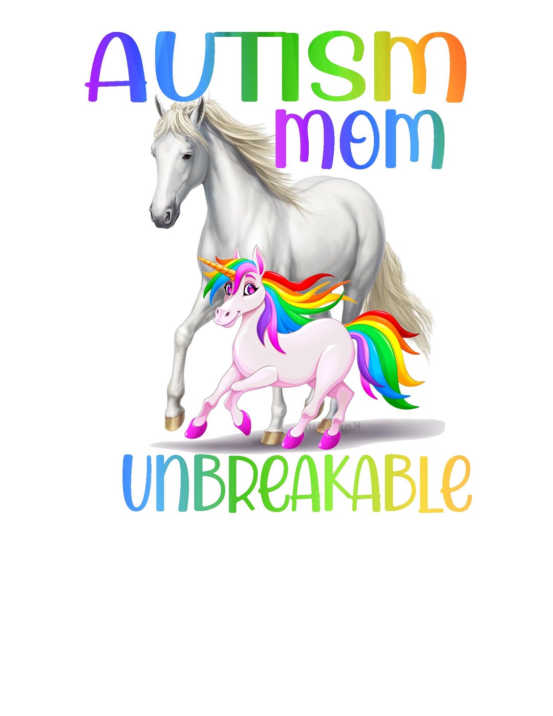 Autism Mom Unbreakable Svg - Etsy