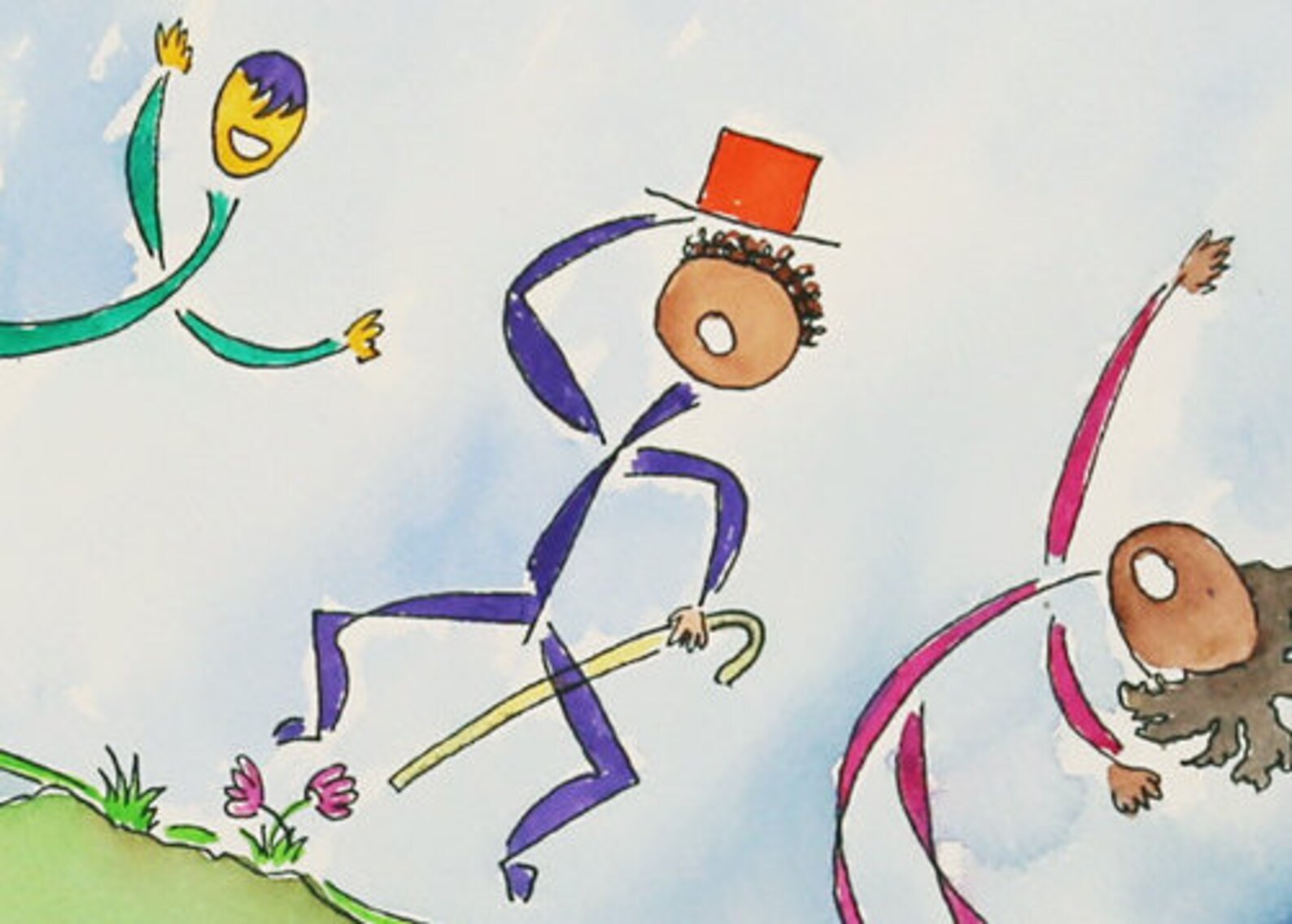 Gift for Child, Children Dancing Around the Earth, Children's Room ...