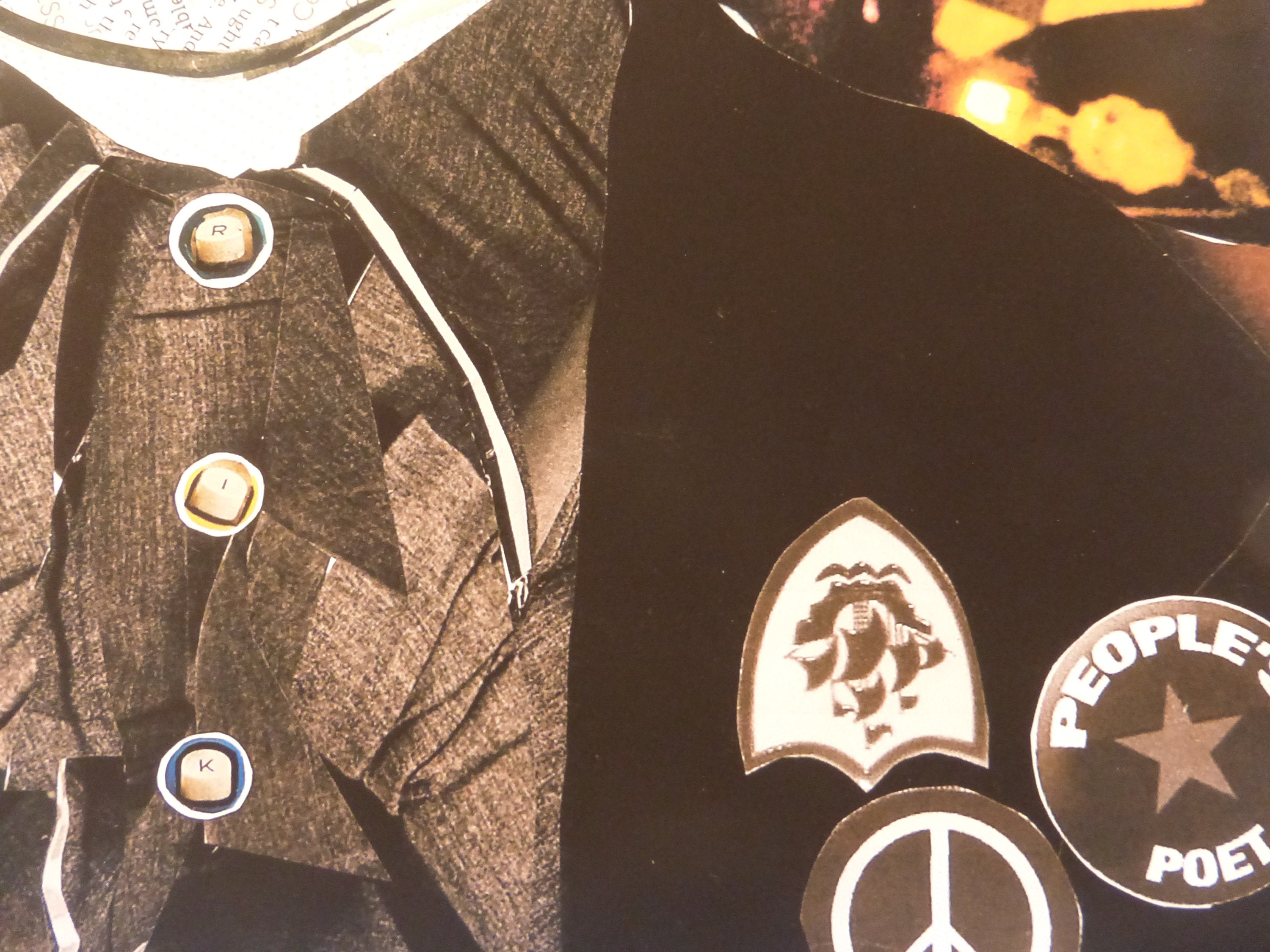 Rik Mayall Rik the Young Ones Paper Collage Portrait. Limited Edition ...