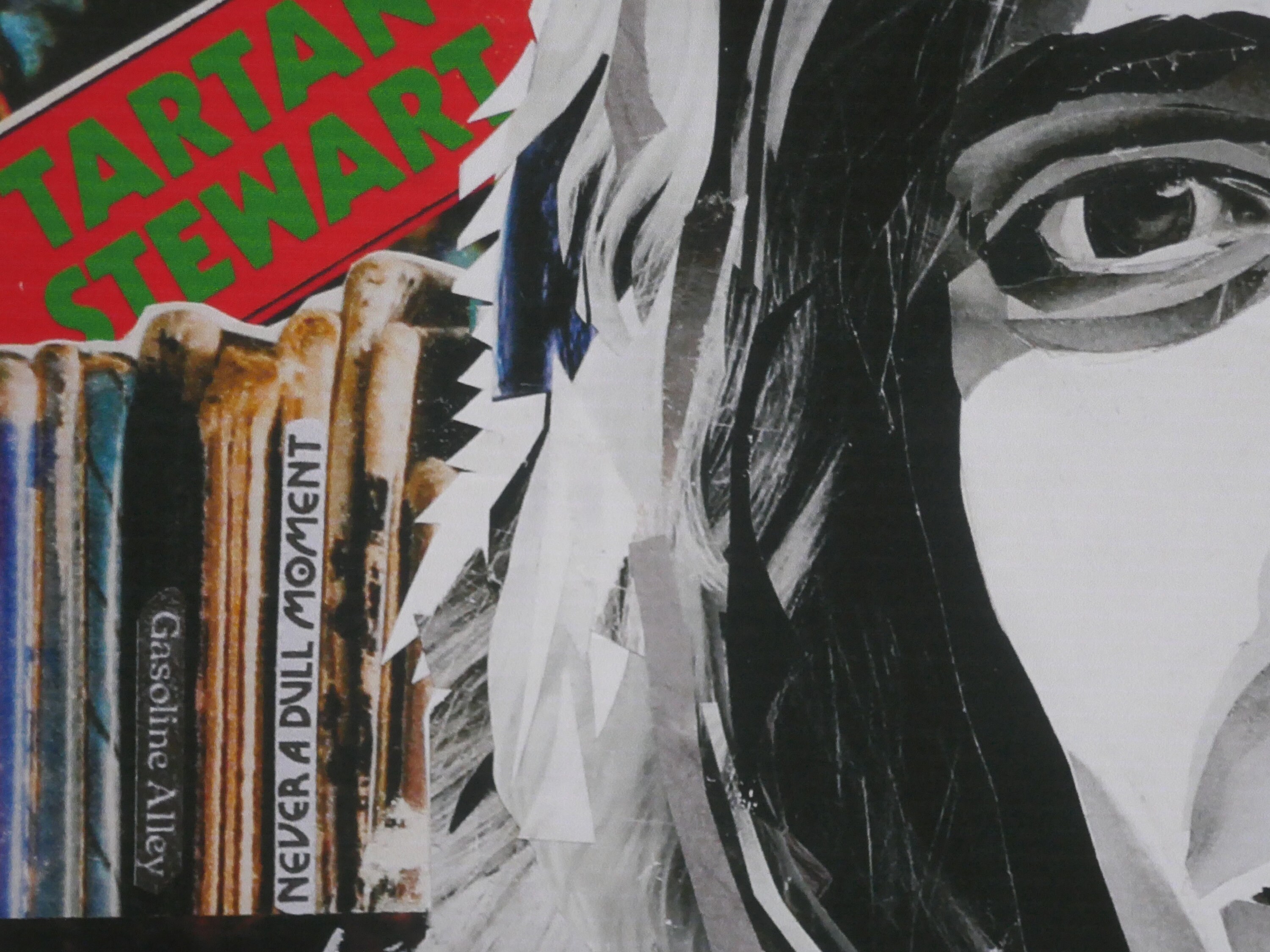 Rod Stewart Paper Collage Portrait. Limited Edition Giclee - Etsy