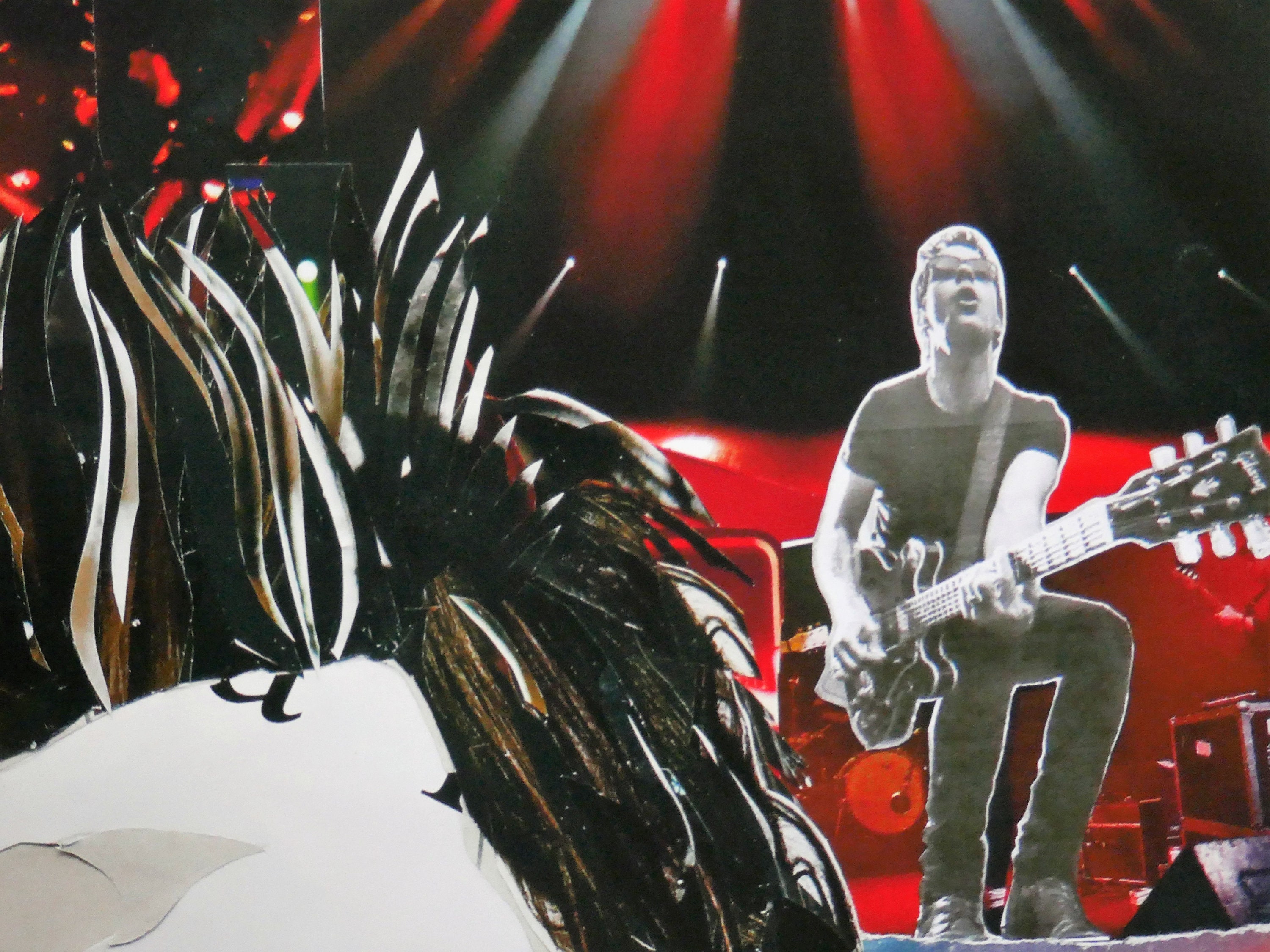 Kelly Jones Stereophonics Paper Collage Portrait. Limited - Etsy UK