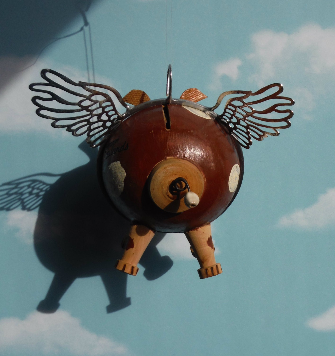 Flying Pig Gourd Bank From the Cayman Islands - Etsy