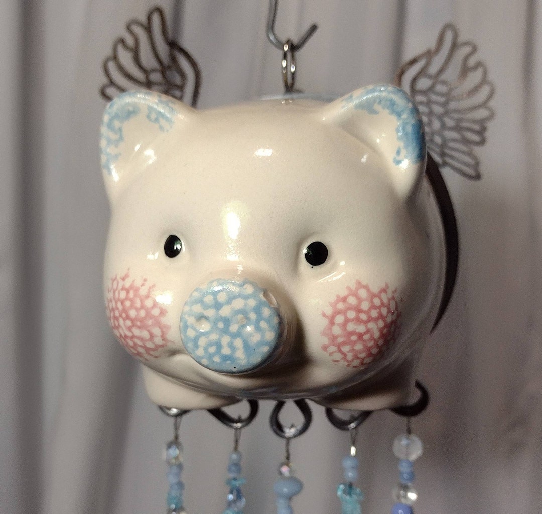 Flying Pig Wind Chime - Etsy