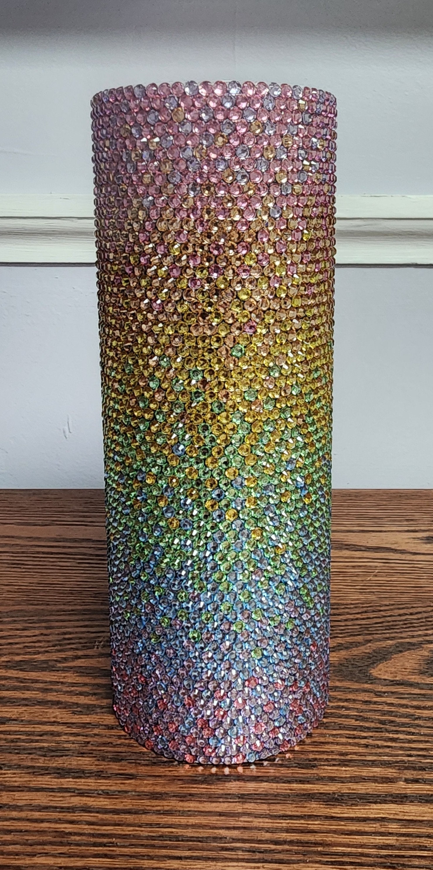 Rainbow Rhinestone Templates, Template, Pattern, Ombre, Tumbler, 20 Oz ...
