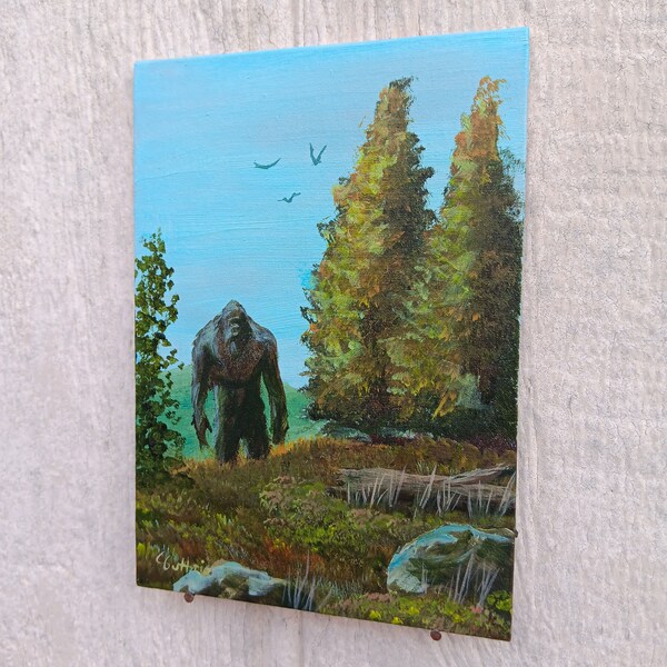 Bigfoot Art - Etsy