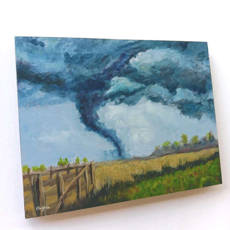 Tornado Painting - Etsy