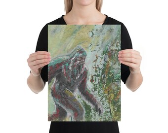 Sasquatch Poster - Etsy
