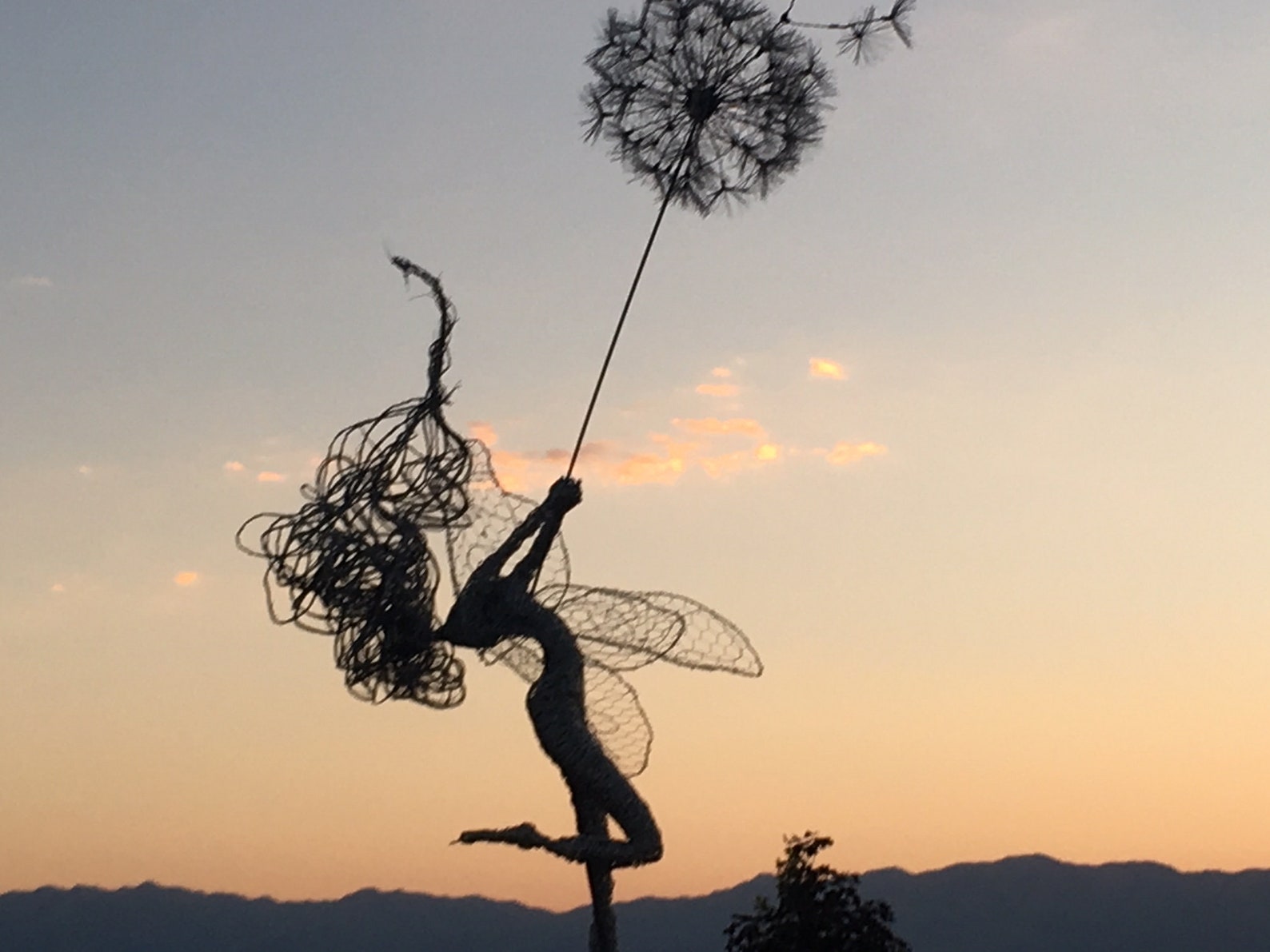 Dancing With A Dream Wire Fairy Sculpture Fantasywire Inspired - Etsy