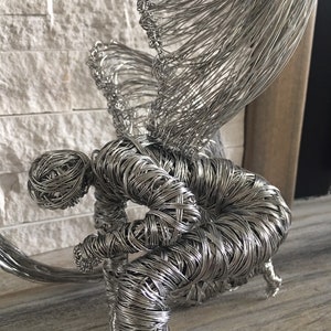 Fallen Angel Wire Sculpture - Etsy