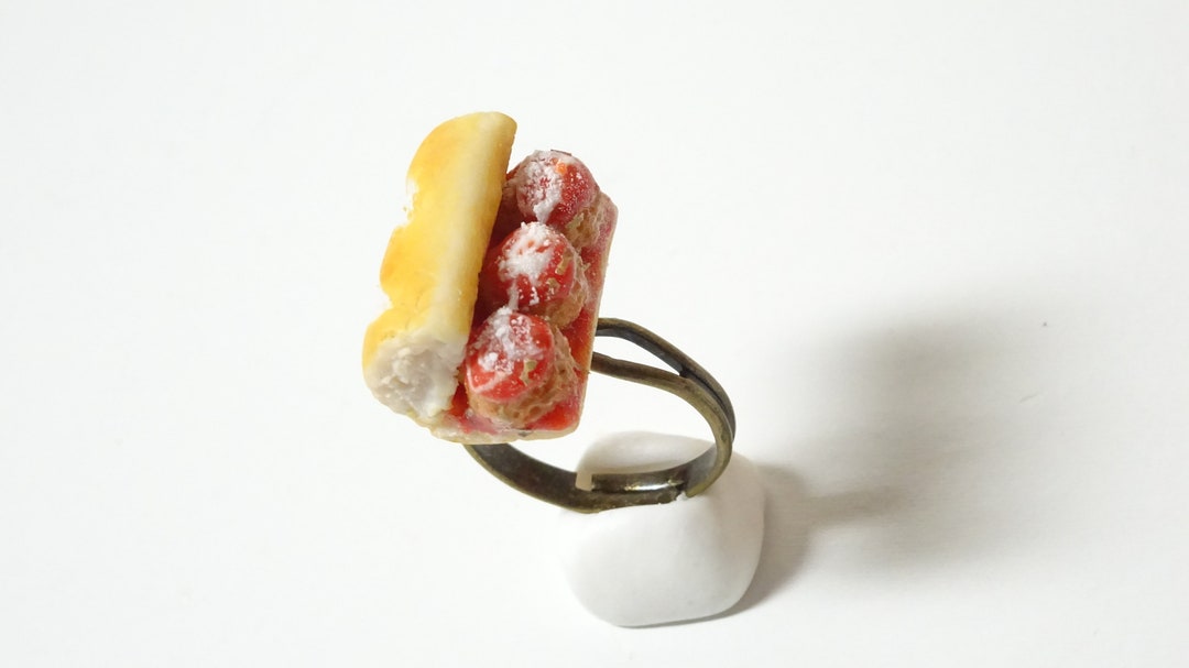 Meatball Sandwich Ring: Polymer Clay Food Jewelry - Etsy