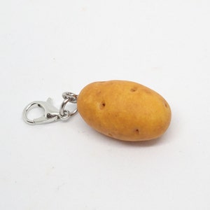 A Potato Charm, Polymer Clay Charm, Food Jewelry, Miniature Food, Food ...