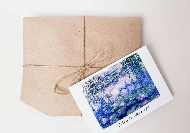 Thread Painting Inspired by Claude Monet. Hand Embroidery. - Etsy