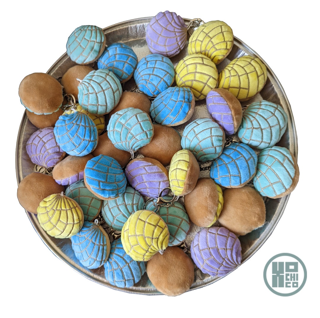 Pan Dulce concha Plush Key Chain - Etsy