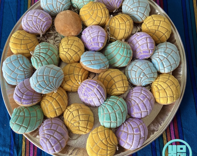 Pan Dulce "concha" Plush Key Chain - Etsy